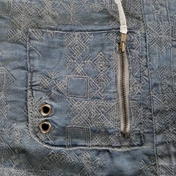 Johnny Was | Shorts | Johhny Was Zuma Embroidered Cargo Denim Shorts ...